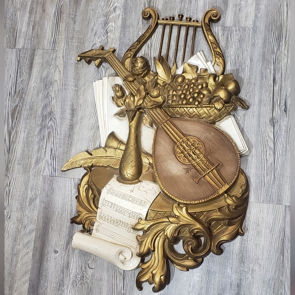 Syroco | Wall Decor | Vtg Syroco 97s Musical Instrument Wall Art | Poshmark